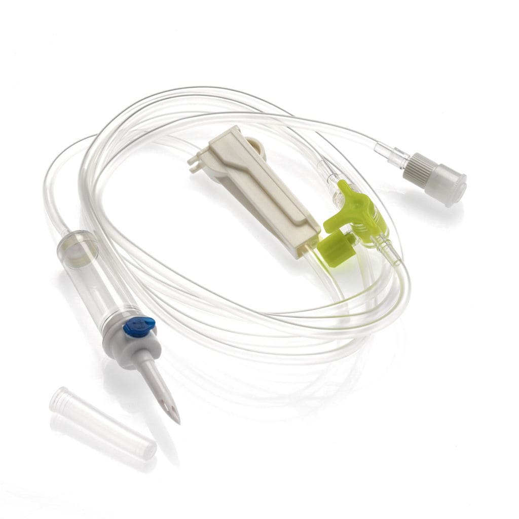 Infusion set with particle contamination filter - PER3FL25BPAF - DIDACTIC