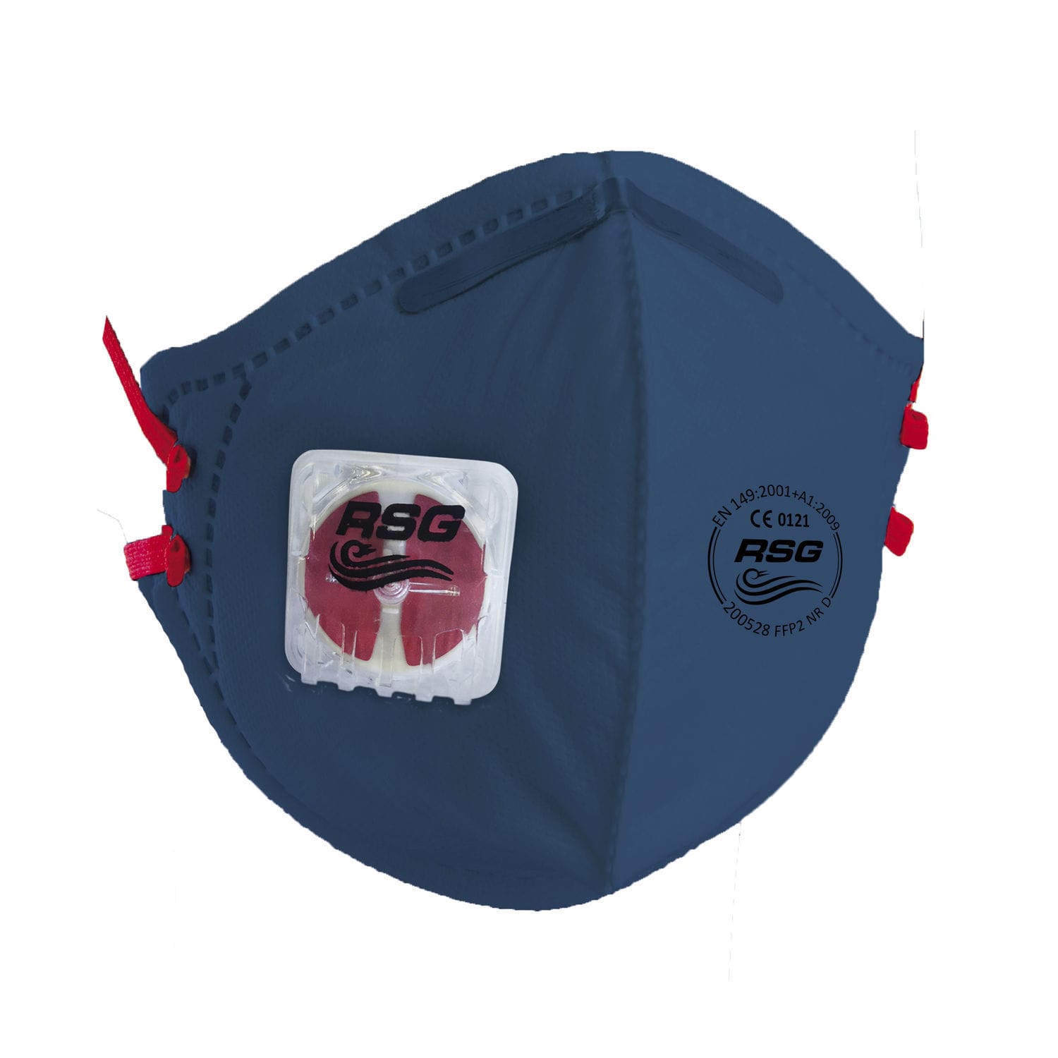FFP2 respirator - F NR D OV - RSG Safety - latex-free / with exhalation ...