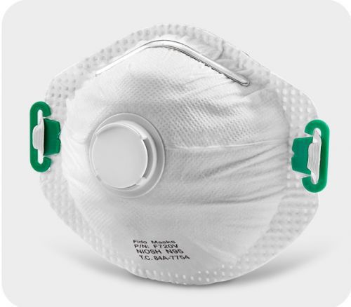P2 respirator - F225V - FIDO MASKS CO., LTD. - latex-free / with ...