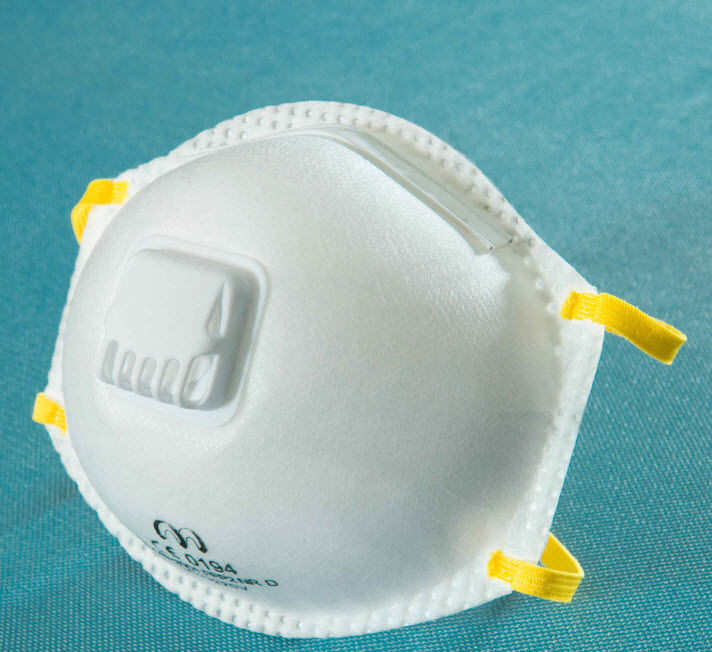 FFP2 respirator - MKD220V - Makrite - with exhalation valve / disposable