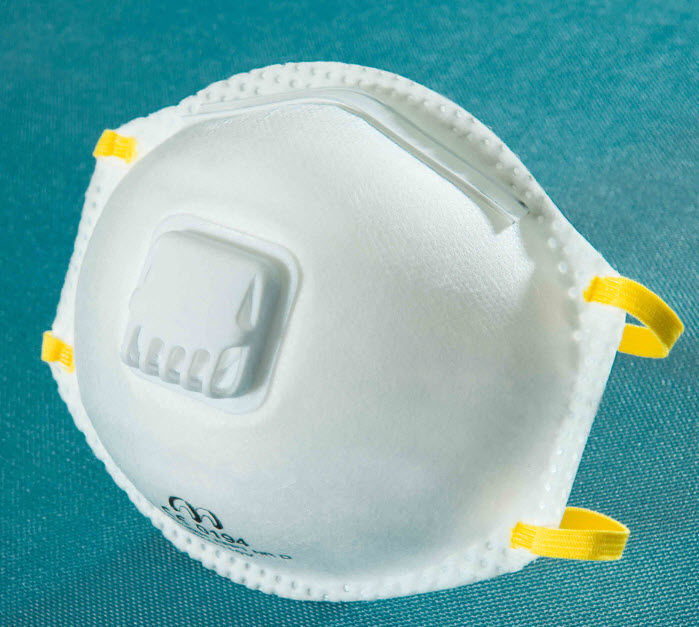 FFP1 respirator - MKD110V - Makrite - with exhalation valve / disposable