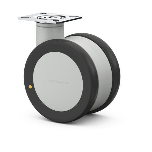 Wheel with brake - TWL-S-100 GP/K H A - Manner Oy - polyamide ...