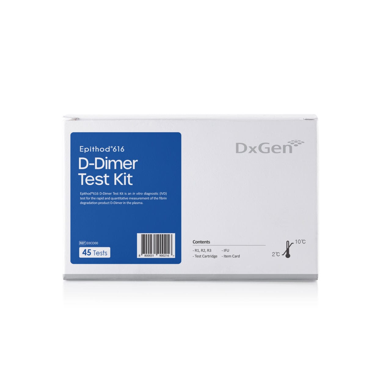 Hematology test kit - Epithod® 616 - DxGen Corp - D-dimer / fibrin / plasma