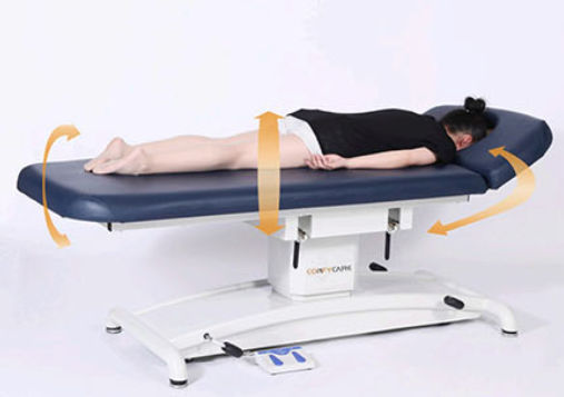 Electric massage table - EL02H - V2U Healthcare - with adjustable ...