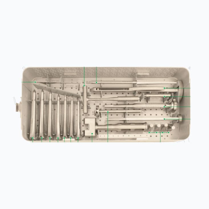 Femoral fracture surgery instrument kit - 9707-0000 - Zimed Medical