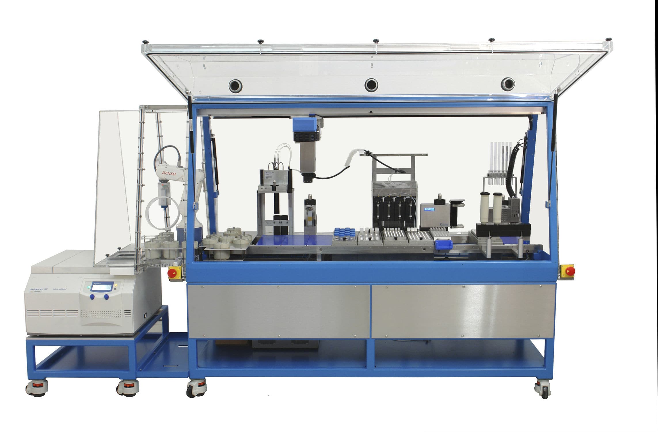 Robotic laboratory automation platform - SWING DRU-X-TOR - Chemspeed Technologies AG - for ...