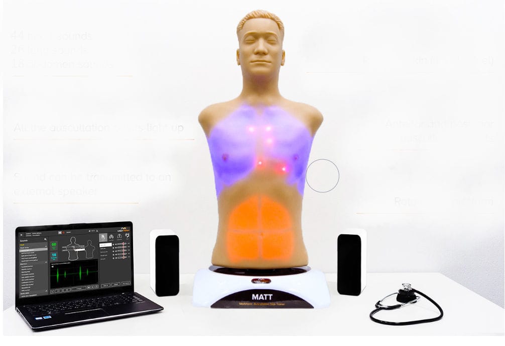 Auscultation simulator - MATT - MedVision Group - ECG / for general ...