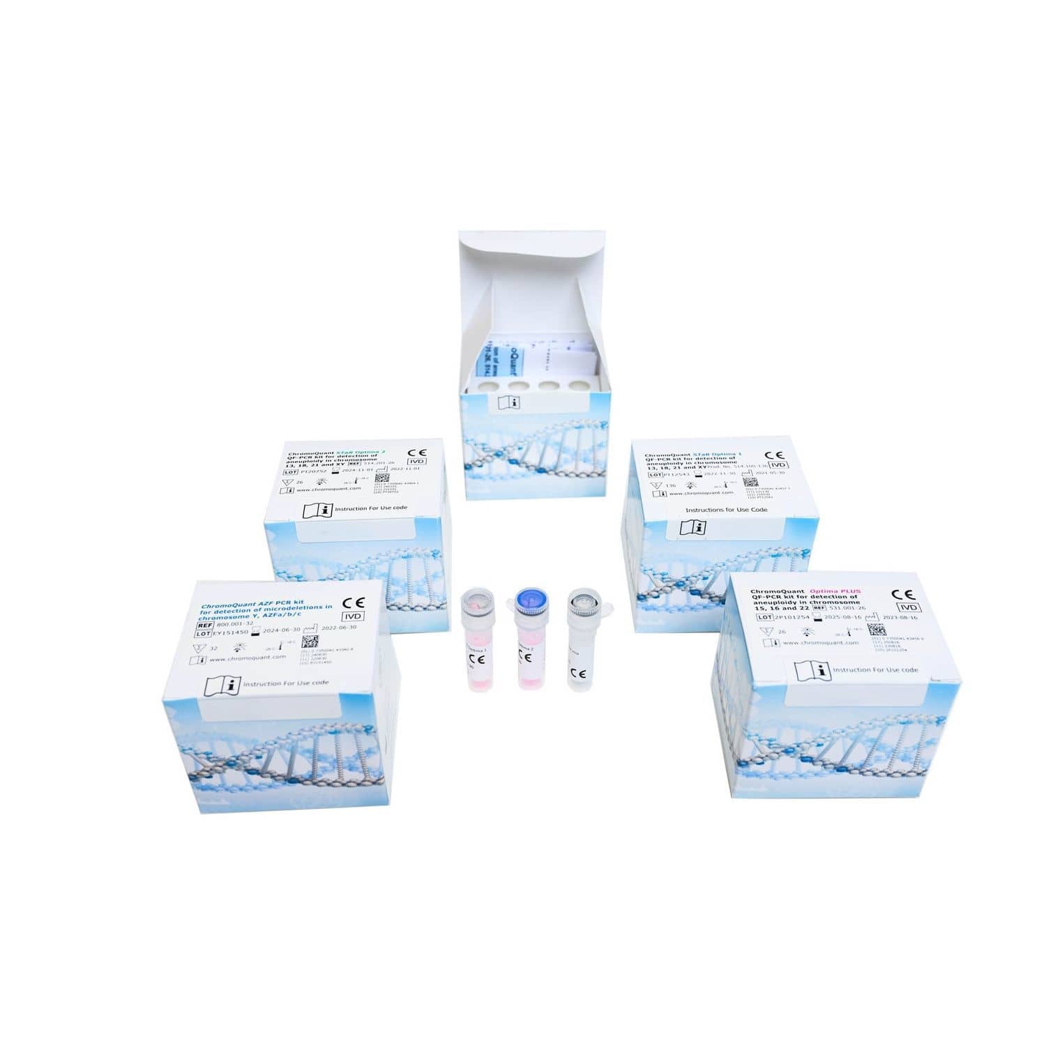 QF-PCR test kit - ChromoQuant Optima STaR - CyberGene AB - for genetic ...