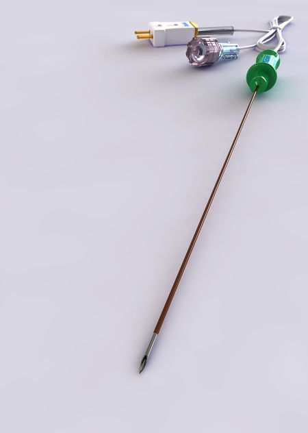 Denervation needle catheter - NeuroPole SC - equip - neurological / human