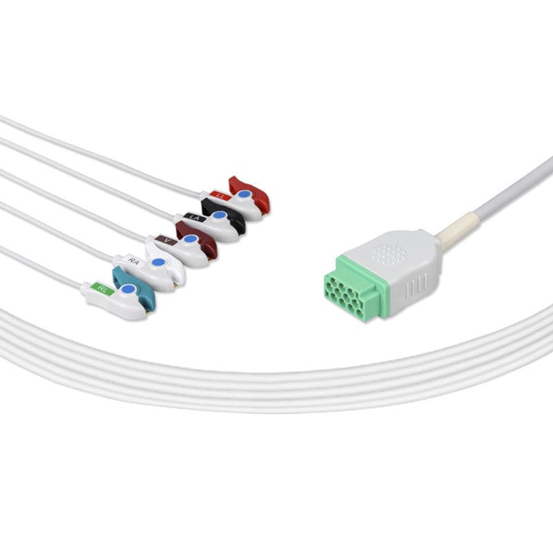 Medical ECG cable - 2586P - Unimed Medical Supplies - 5-wire / for GE ...