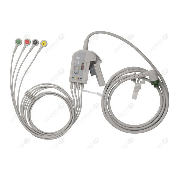 Medical ECG cable - 24131S-I - Unimed Medical Supplies - 4-wire / for ...