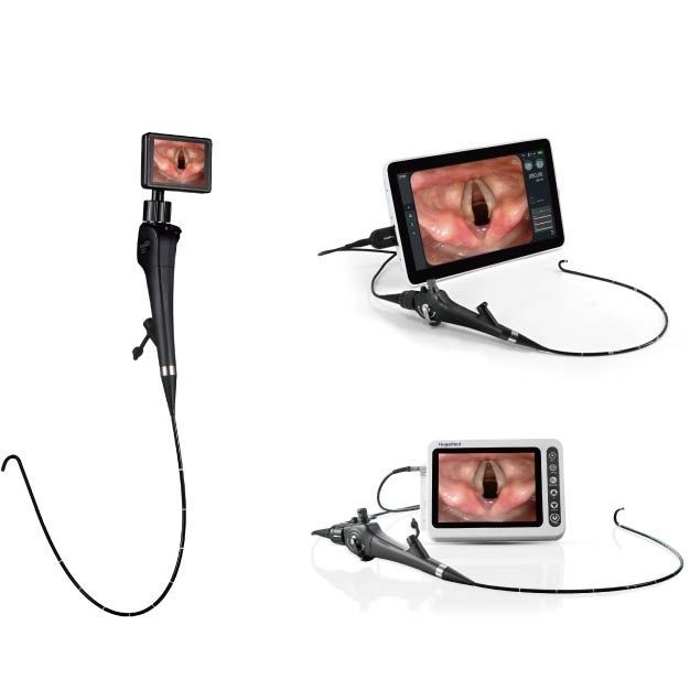 Video laryngoscope with integrated video monitor - VL3S - HugeMed