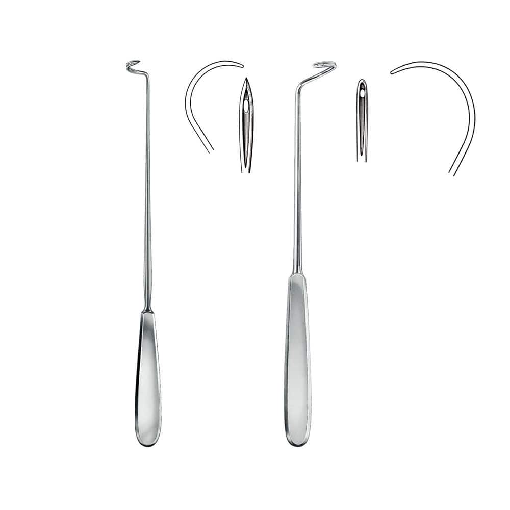Suture needle - 06-390 - Medicta Instruments - Deschamps / blunt