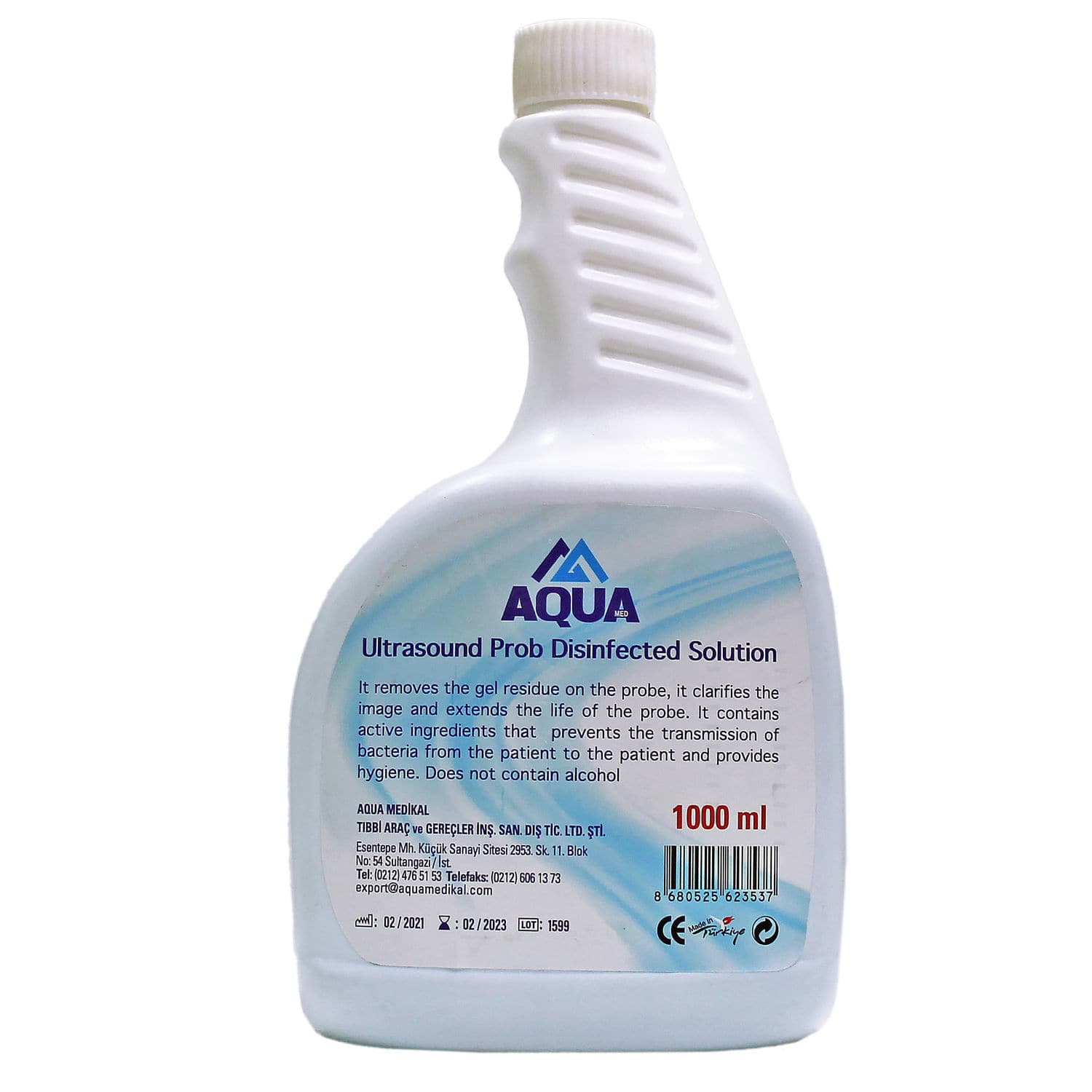 Ultrasound probe disinfectant - Aqua Medikal - gel / 1000 mL
