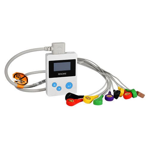 12-channel ECG event recorder - i12plus - Rencare - 3-channel