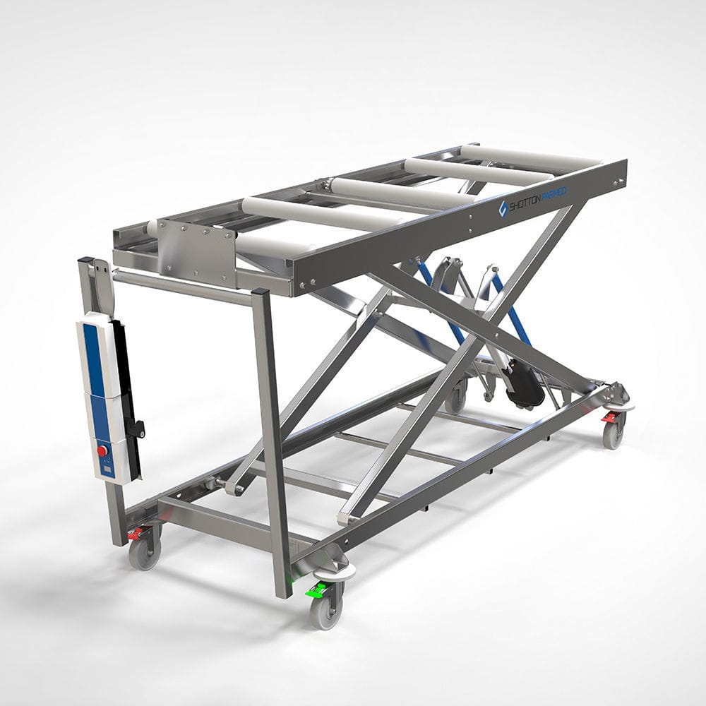 Lifting mortuary trolley - ACACIA - Shotton Parmed - concealment ...