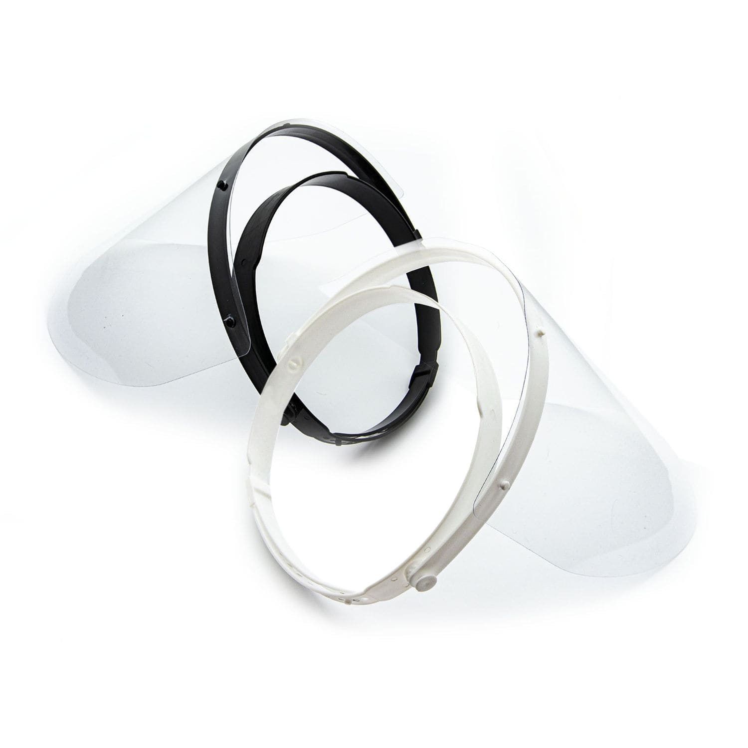 Polyethylene face-shield - Alsace Protection - full-face / box of 100 ...