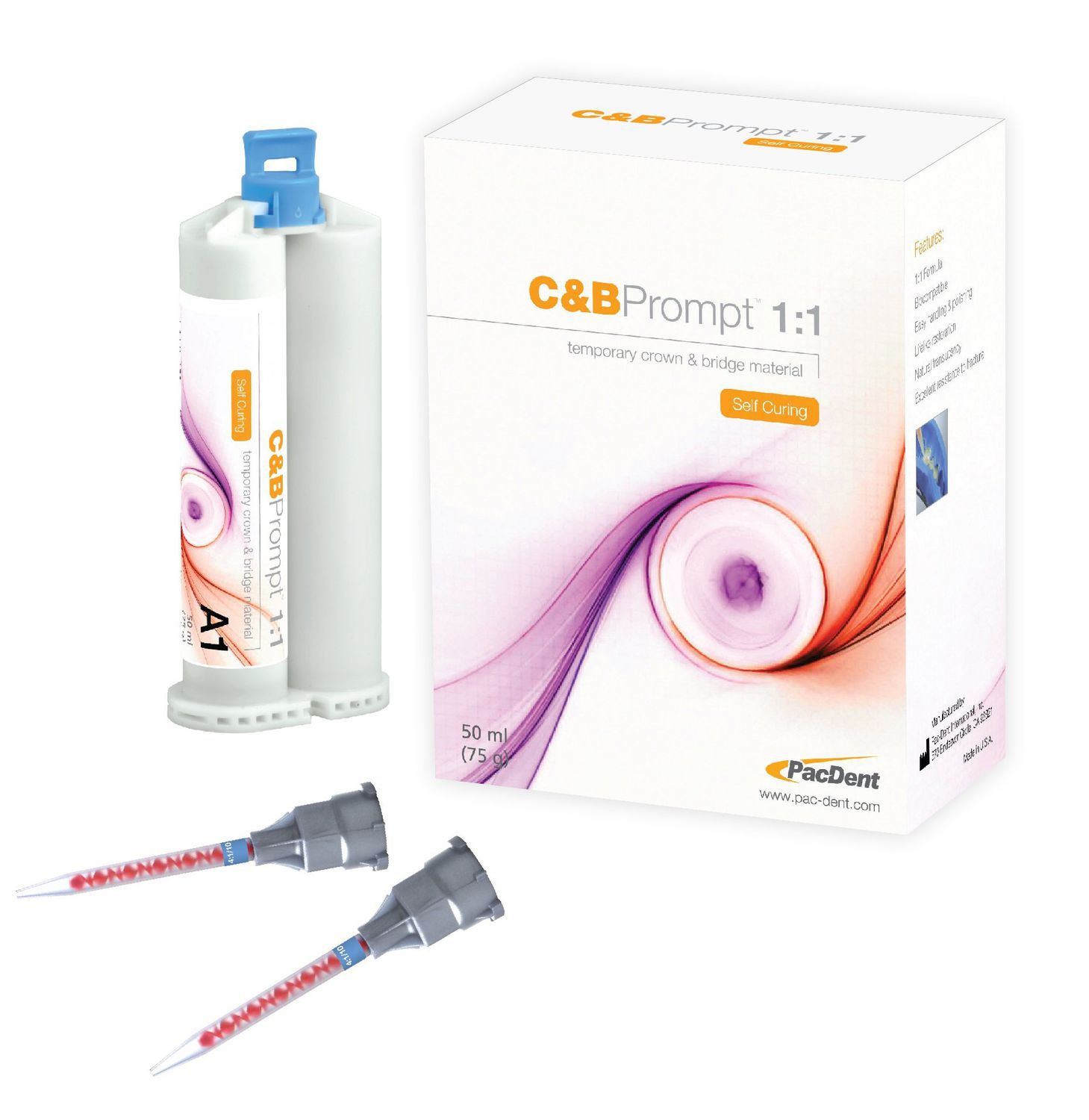 Resin dental material - C&B Prompt™ - Pac-Dent - for dental bridges ...