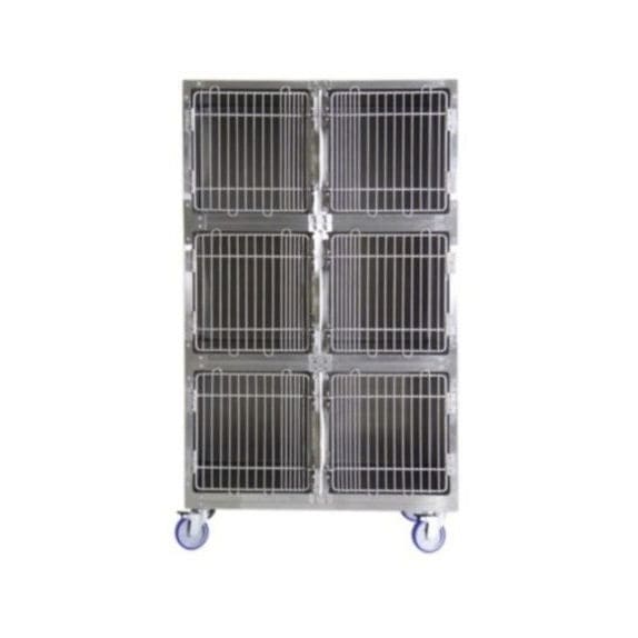 Cat veterinary cage - LCV.01.09.241 - Qualiaço - 6-compartment ...