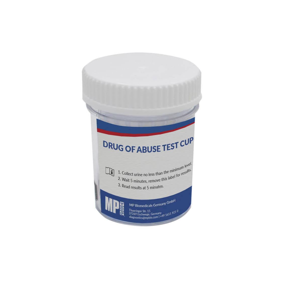 Abused drug test kit - MP Biomedicals - urine / saliva / cassette