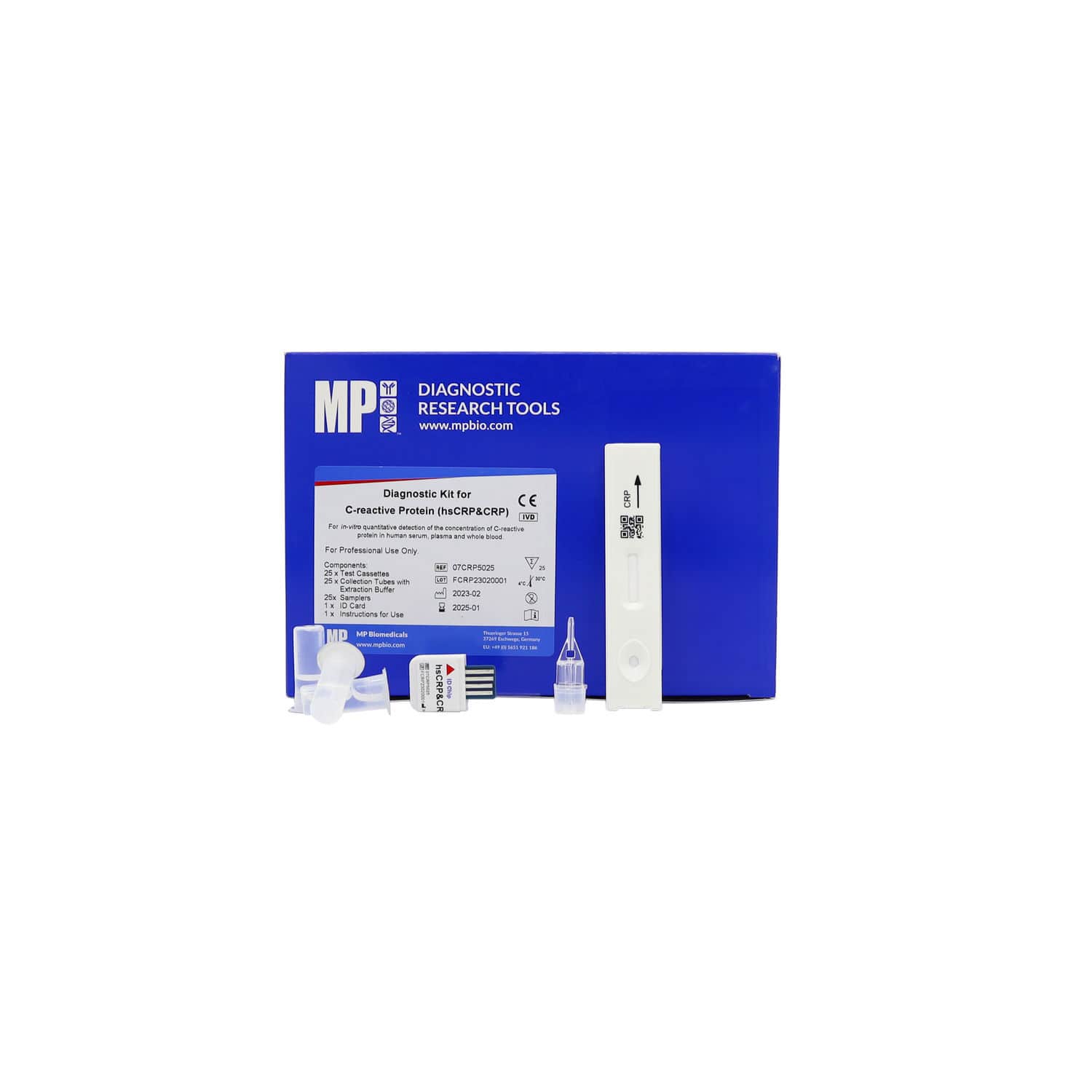 C-reactive protein test kit - 07CRP5025 - MP Biomedicals - for ...