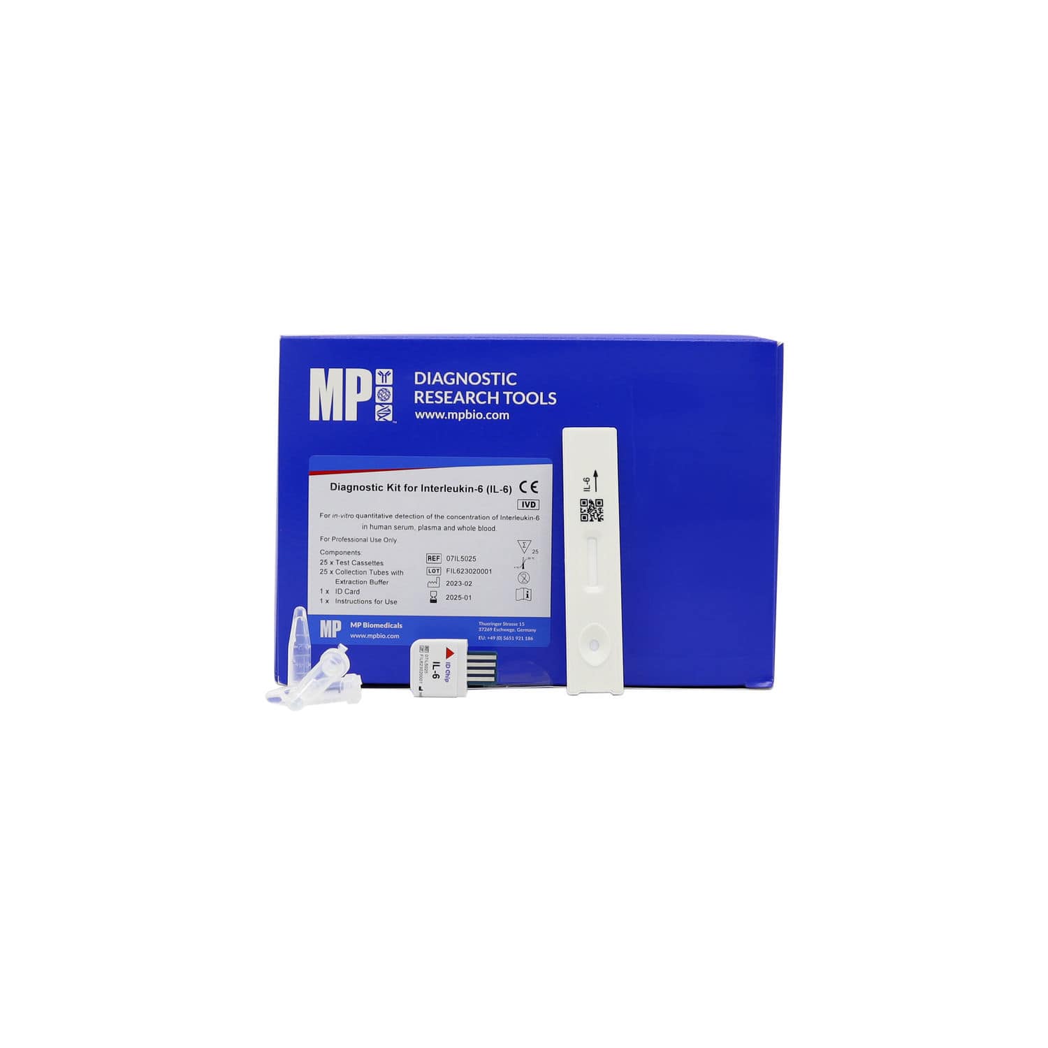 Interleukin 6 test kit - 07IL5025 - MP Biomedicals - for infectious ...