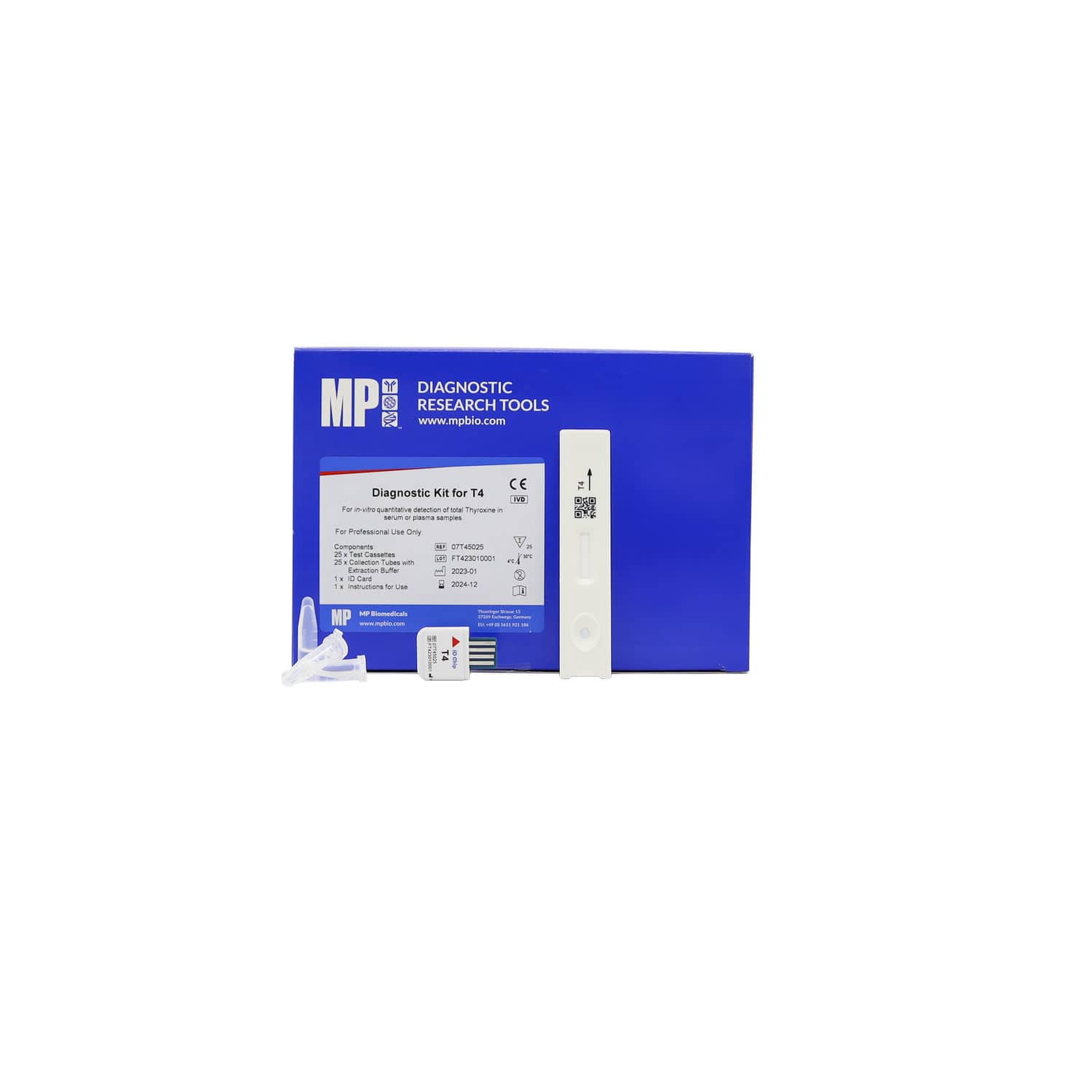 Total T4 test kit - 07T45025 - MP Biomedicals - for thyroid diseases