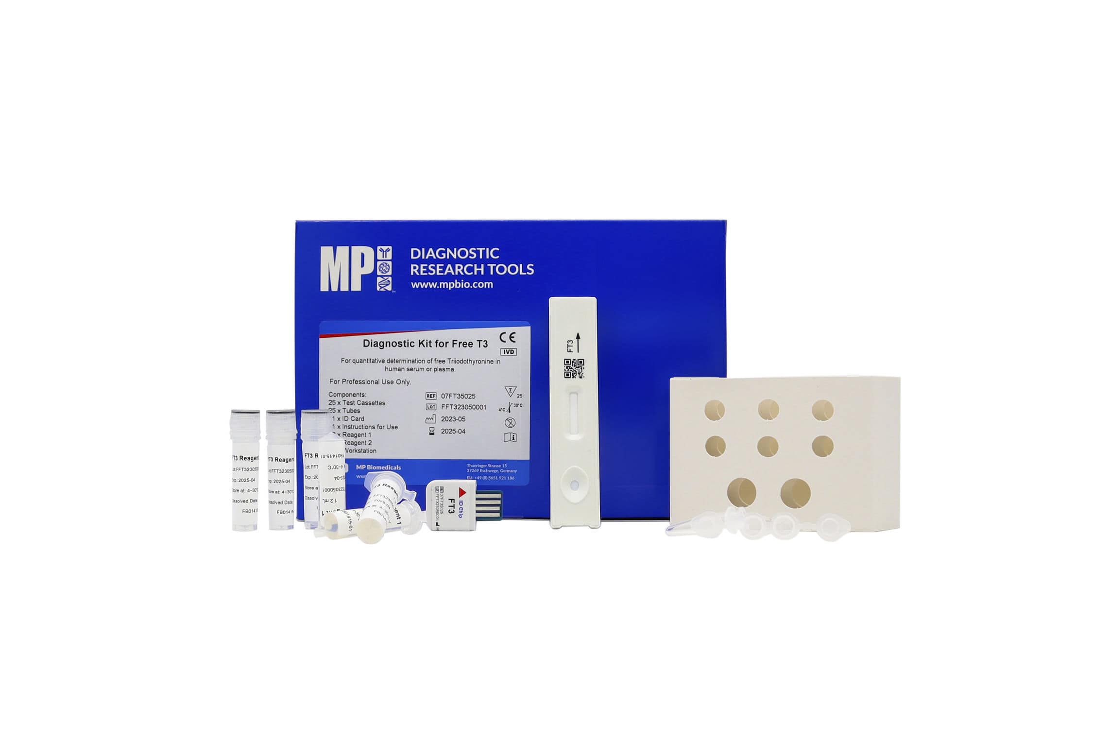 FT3 test kit - 07FT35025 - MP Biomedicals - for thyroid diseases ...