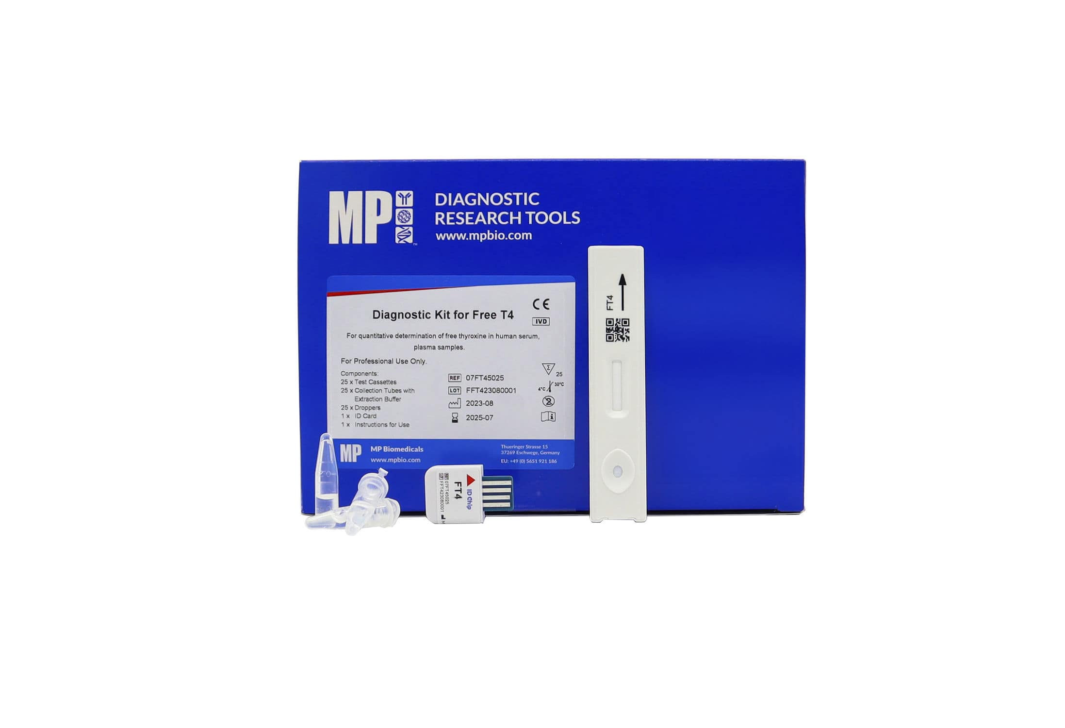 FT4 test kit - 07FT45025 - MP Biomedicals - for thyroid diseases / for ...