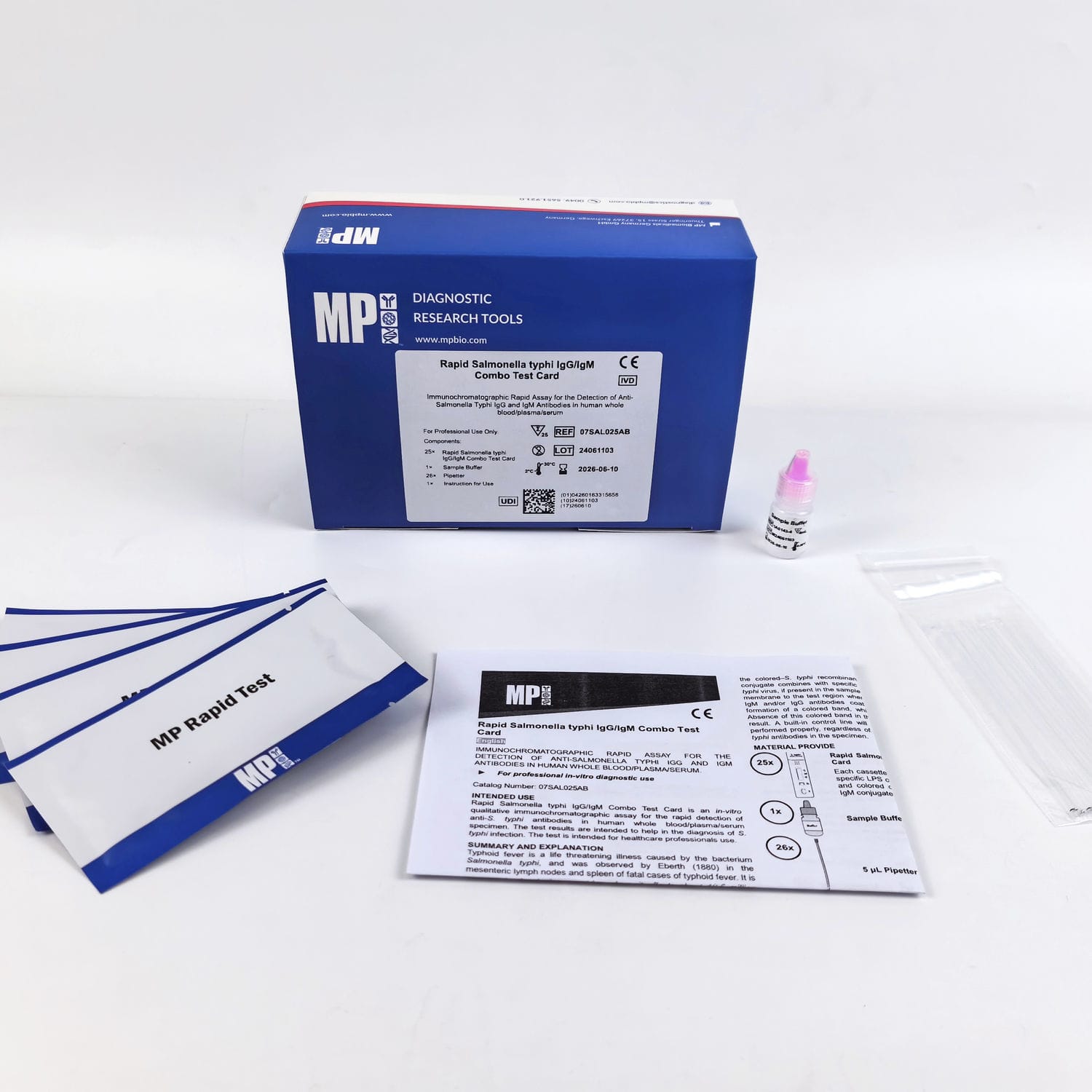 Rapid typhoid test - MP Biomedicals - for infectious diseases / IgG / IgM