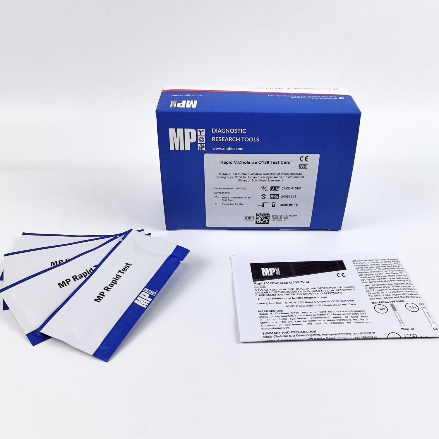 Rapid cholera test - MP Biomedicals - for antigens / stool / for water