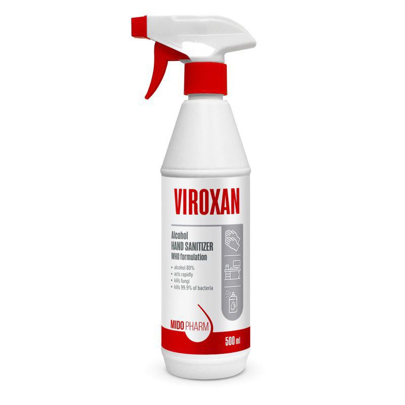 80% hand sanitizer - VIROXAN - MidoPharm - 500 mL