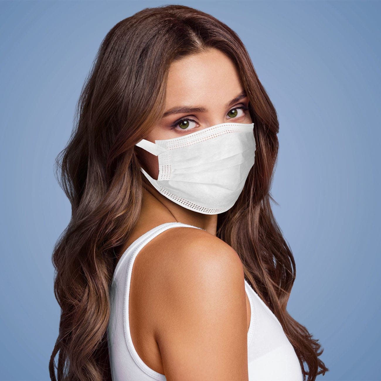 Polypropylene surgical mask - IGEA - GO-FORM - adult / white / disposable
