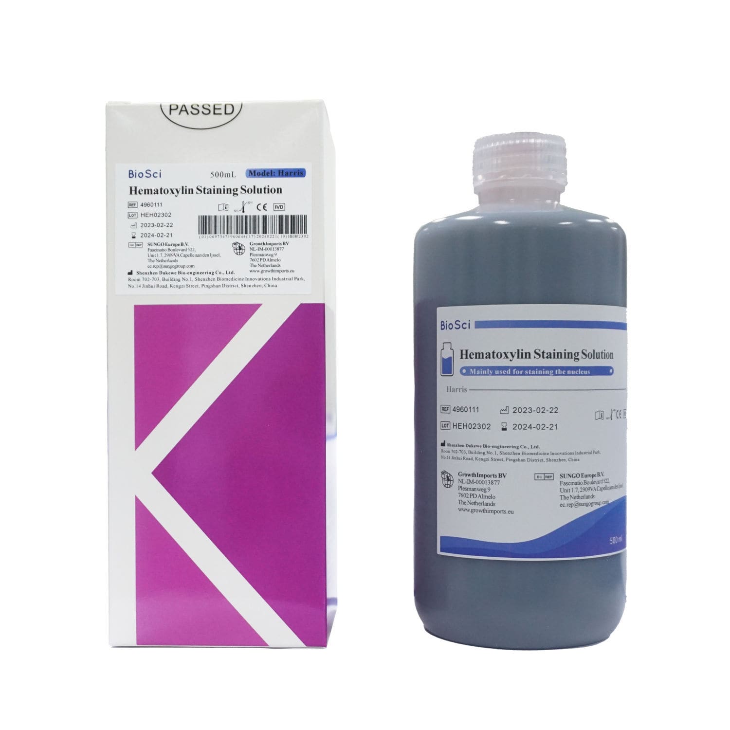 Staining solution reagent - 4960111 - Dakewe (Shenzhen) Medical Equipment Co., Ltd. - for ...