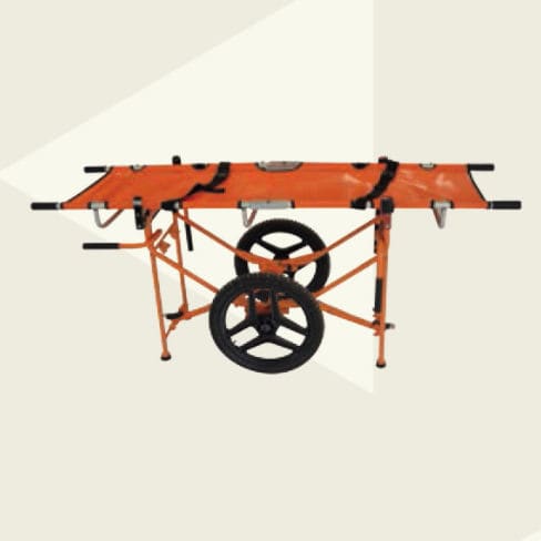 Patient transfer stretcher trolley - U-PROJECT - manual / 1-section