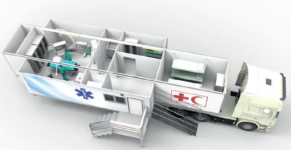 General medicine mobile health vehicle - Mobile Operating Room - U-PROJECT