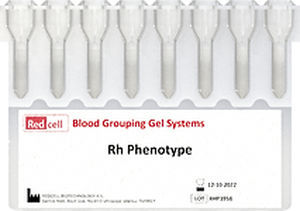 Blood typing test kit - RCRP - Redcell Biotechnology - blood