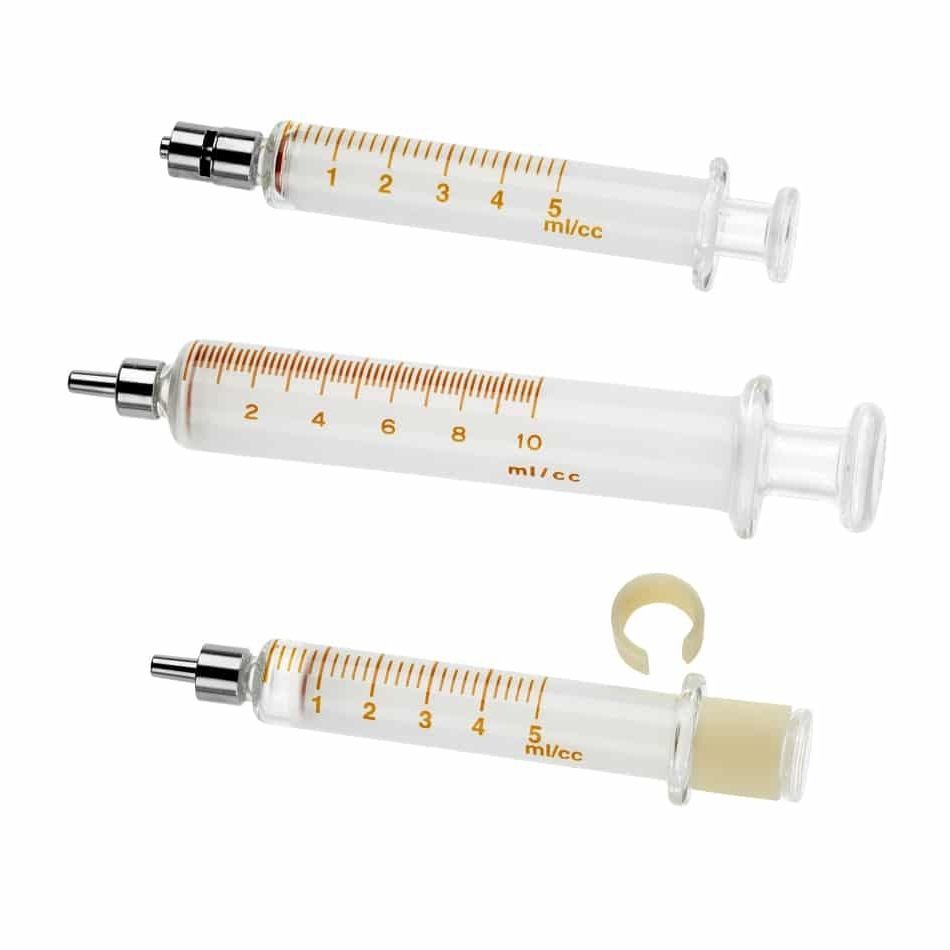10 ml syringe - Spectra Medical Devices - 5 ml / glass / luer lock