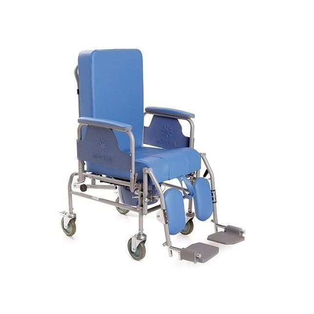 Commode chair on casters - Shanghai Haozheng Metal Products - folding