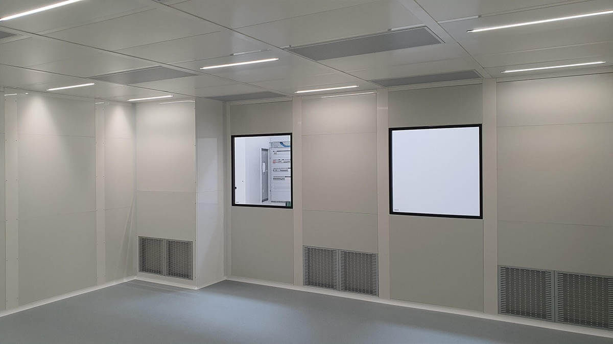 Cleanroom wall structure - FLEXWALL - Kleanlabs - modular