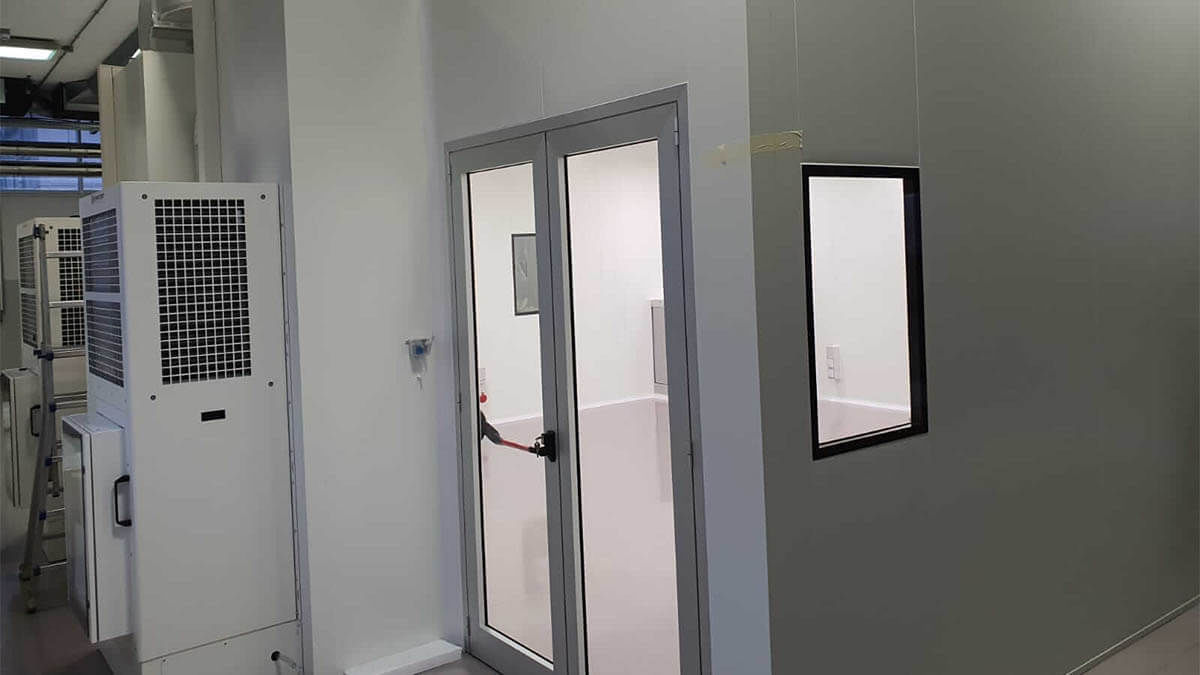 Cleanroom wall structure - HARDWALL - Kleanlabs - modular