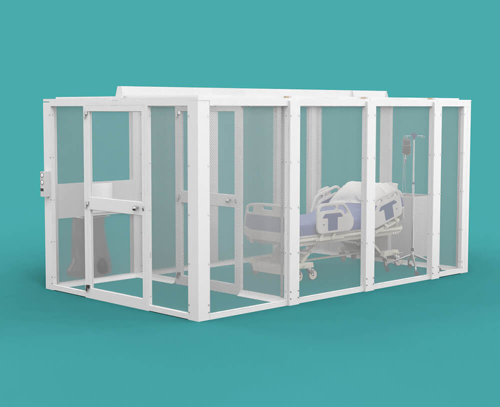 Containment isolation chamber - ISOLA - Kleanlabs - for hospitals ...