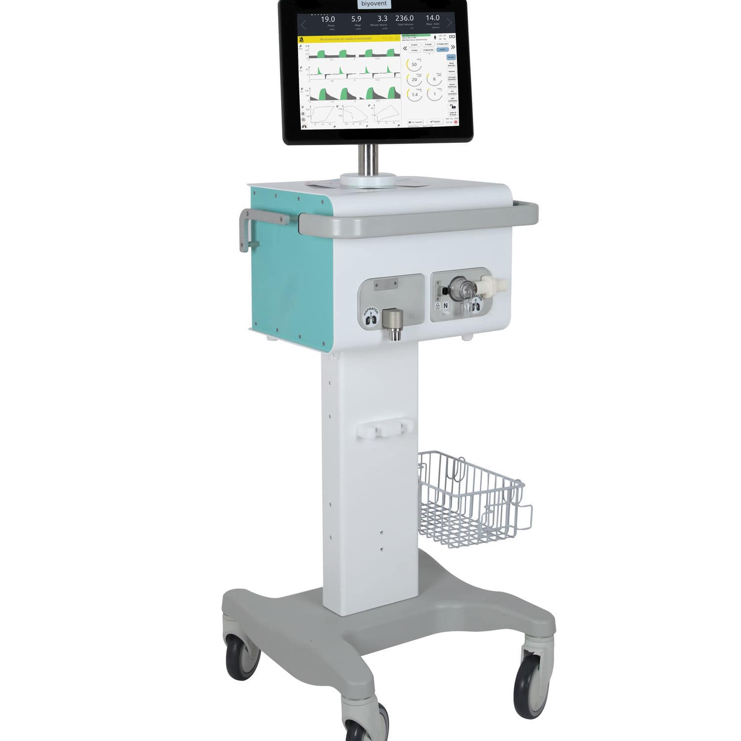 Intensive care ventilator - Biyovent - Biosys - clinical / HFO / high ...