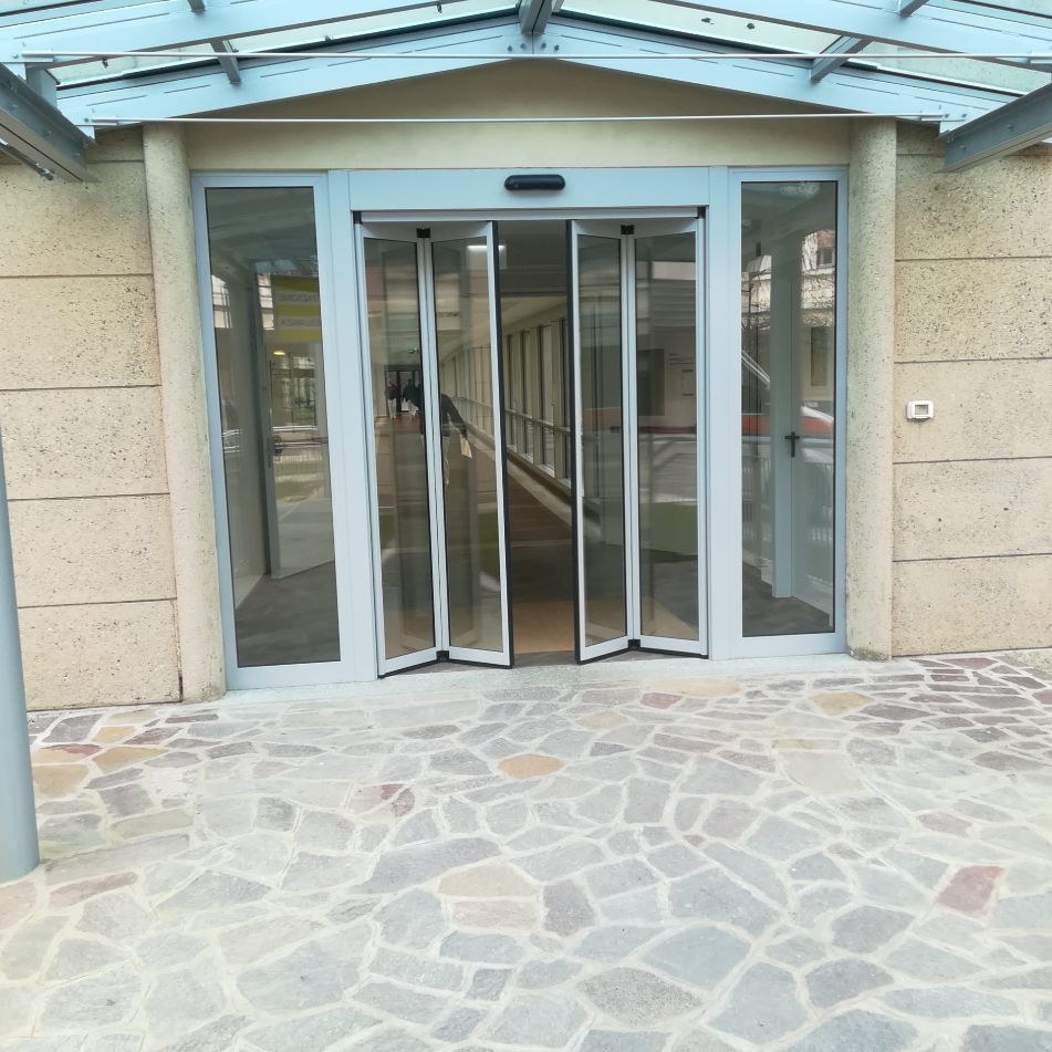 Protection door - Sesamo - hospital / sliding / folding