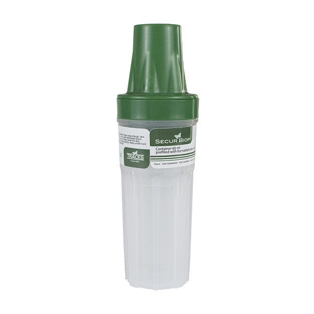 Histological biopsy sample container - S60 - TRACES Group - with screw cap