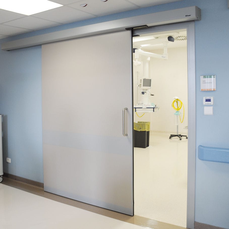 Protection door - H-SMLTS series - LABEL S.p.A. - for hospital ...