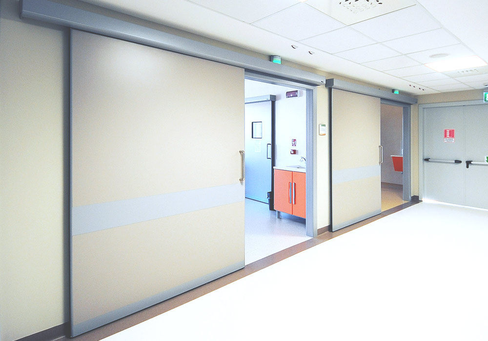 Protection door - H-SMLTS series - LABEL S.p.A. - for hospital ...