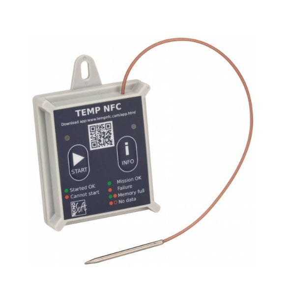 Temperature data-logger - TempNFC RCE - Tecnosoft SRL - laboratory