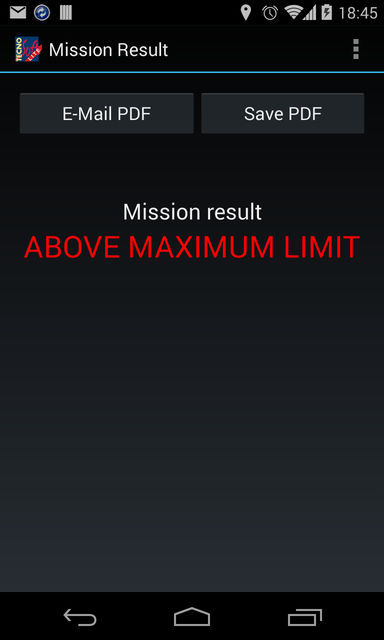 Data management android application - TempNFC Lite - Tecnosoft SRL - alarm / scan / transport