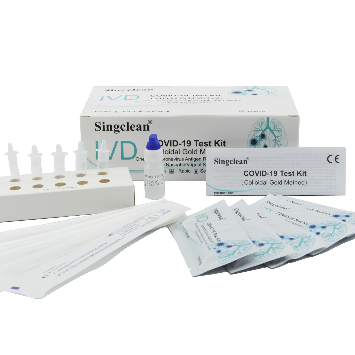 COVID-19 test kit - Ab/Ag - ZHENJIANG LANDFAST - for antibodies / for ...